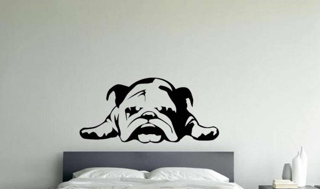 Decals. English Bulldog Decal.20x40.english Bulldog.car Decor. - Etsy