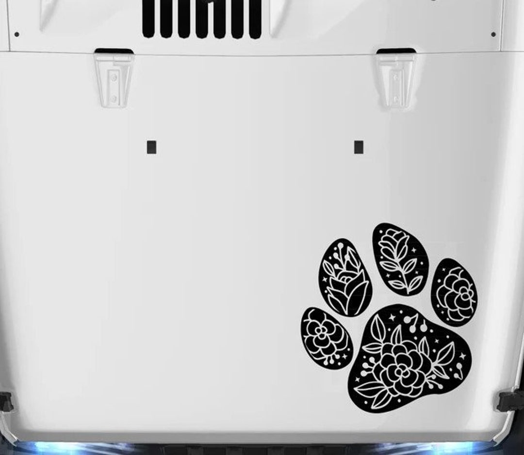 Car Hood Decal. Paw Decal. Car Hood Sticker.18x18 Inch - Etsy