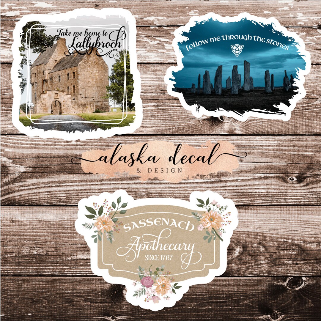 Outlander Fan Stickers or Magnets Outlander Fan Stickers MacBook ...