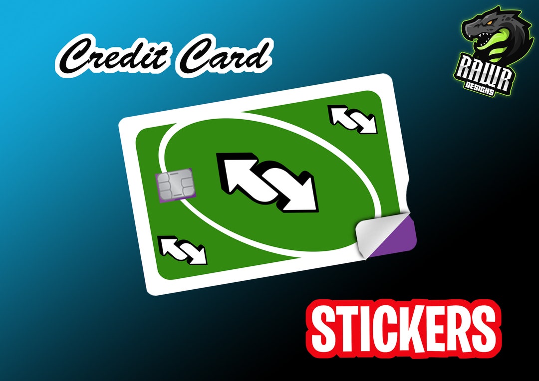 UNO Reverse Card Sticker for Credit Cards - Etsy