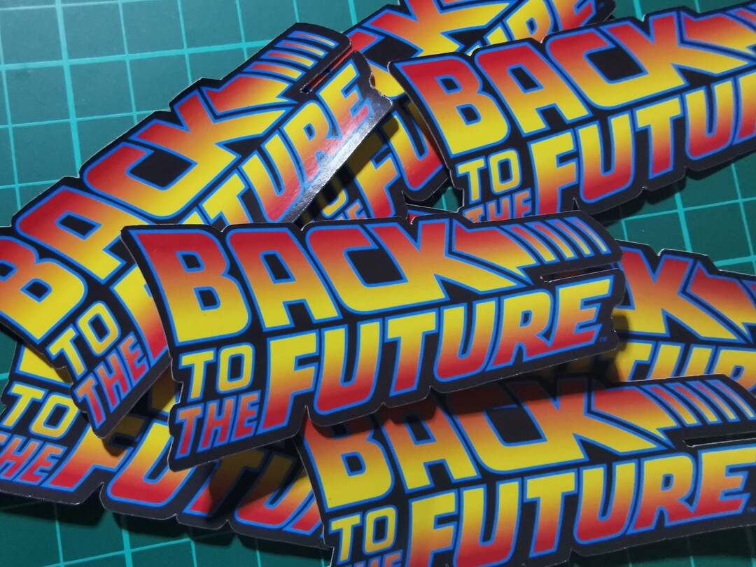 Back to the Future Sticker Glossy - Etsy