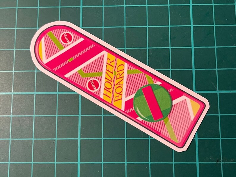 Back to the Future Hoverboard Sticker - Etsy