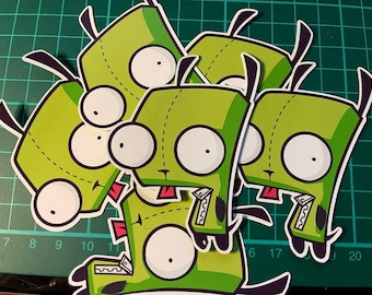 Invader Zim Irken Voot Cruiser Car Emblem Chrome Plastic Not a Decal ...