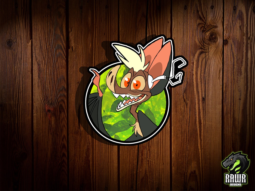 Ferngully Batty Sticker - Etsy