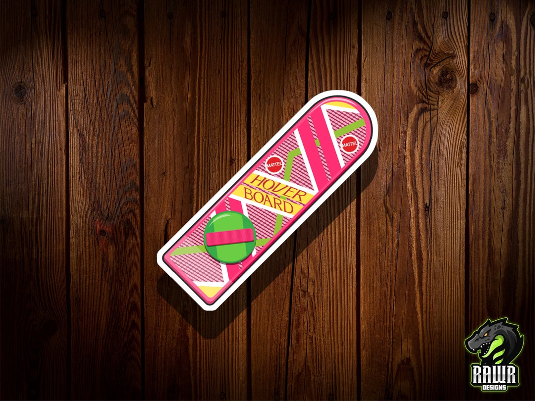 Back to the Future Hoverboard Sticker - Etsy