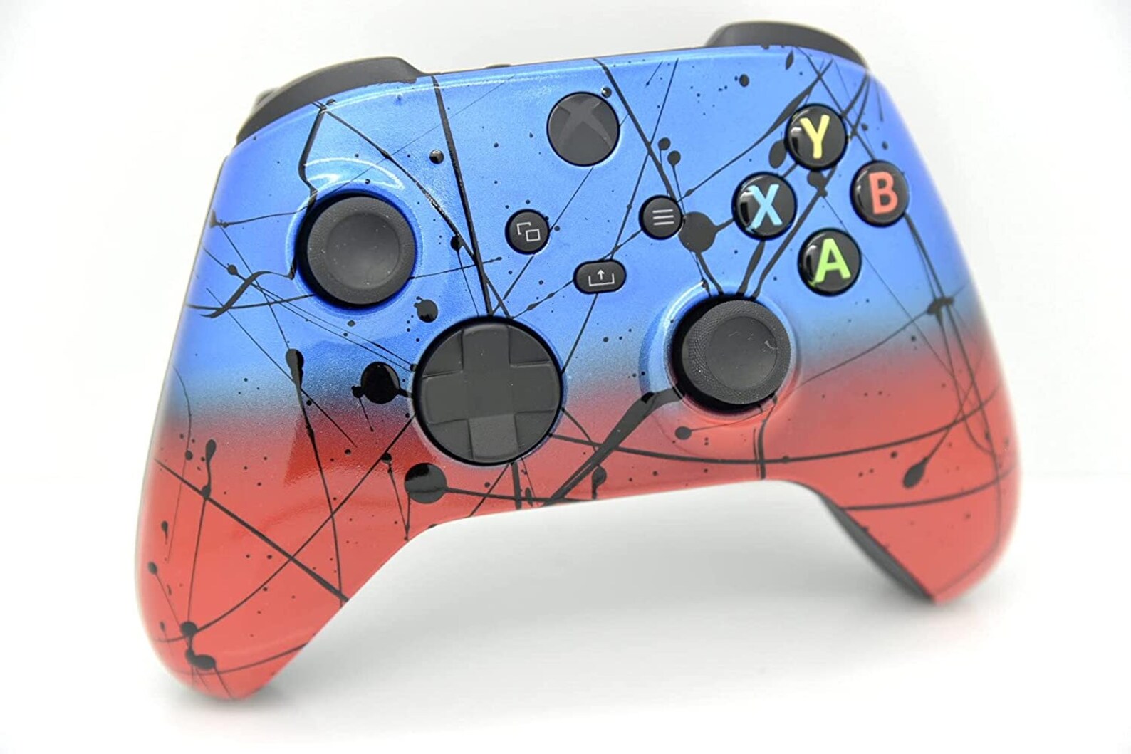 Blue & Red Hand Airbrushed Wireless Xbox Series X/S Xbox One - Etsy
