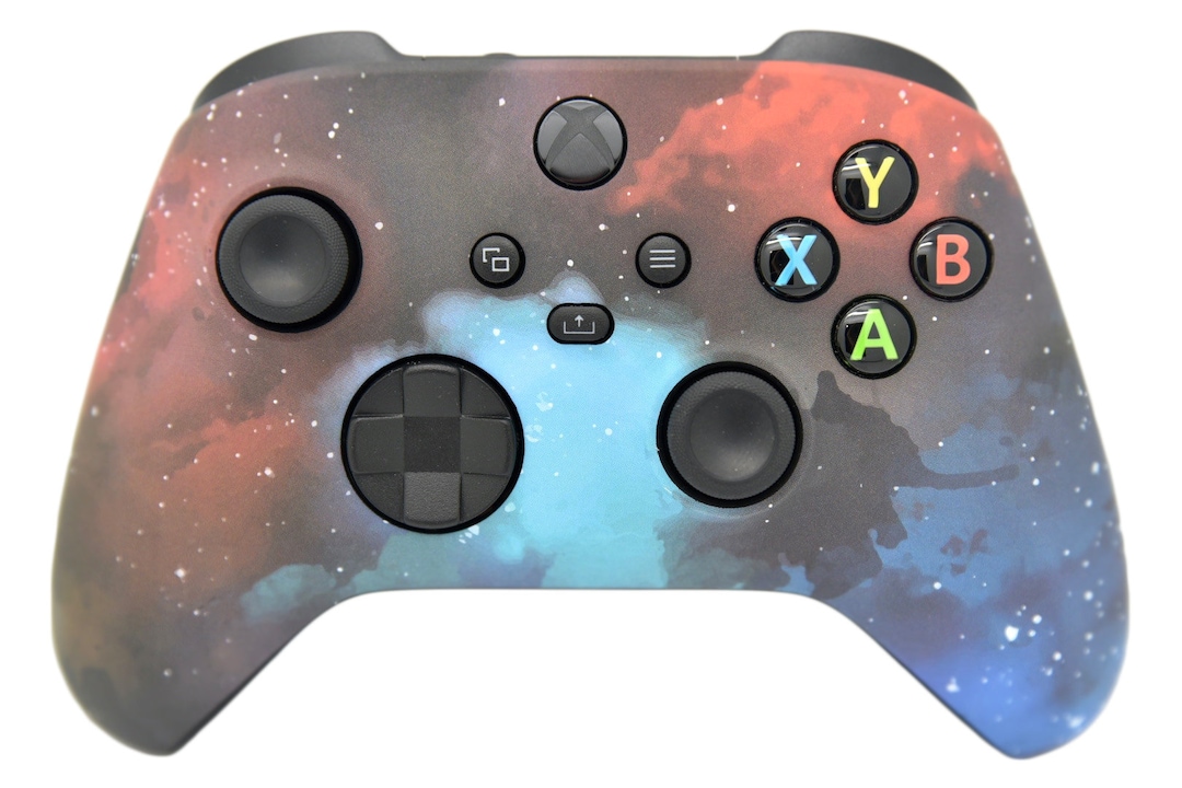 Red Galaxy Wireless Custom Xbox Series X/S & Xbox One Custom Controller ...