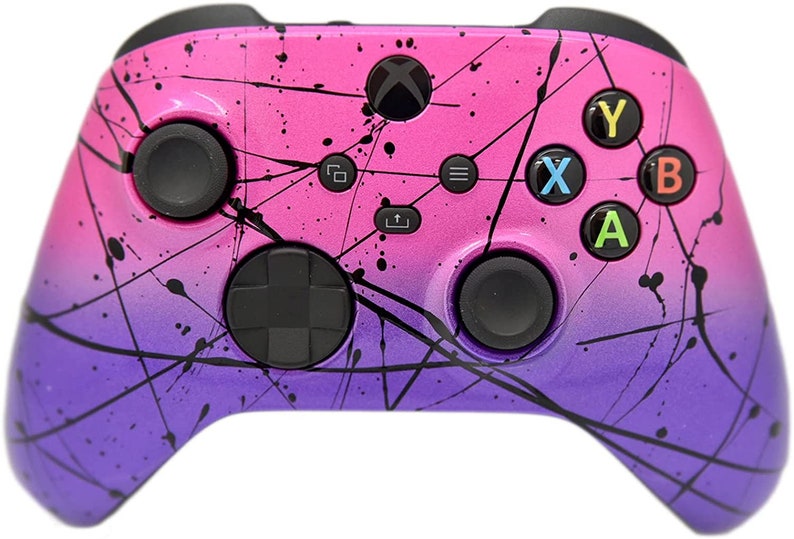 Pink & Purple Hand Airbrushed Wireless Xbox Series X/S Xbox | Etsy