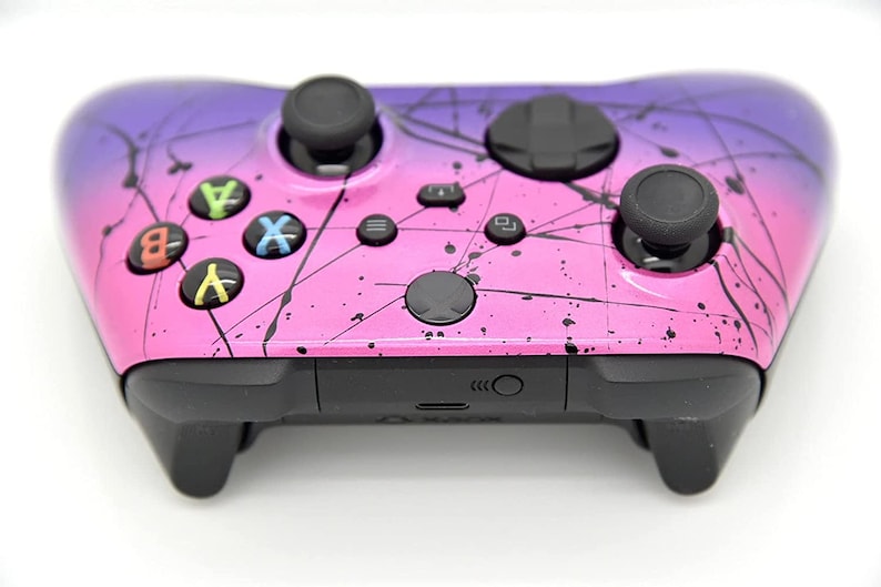Pink & Purple Hand Airbrushed Wireless Xbox Series X/S Xbox | Etsy