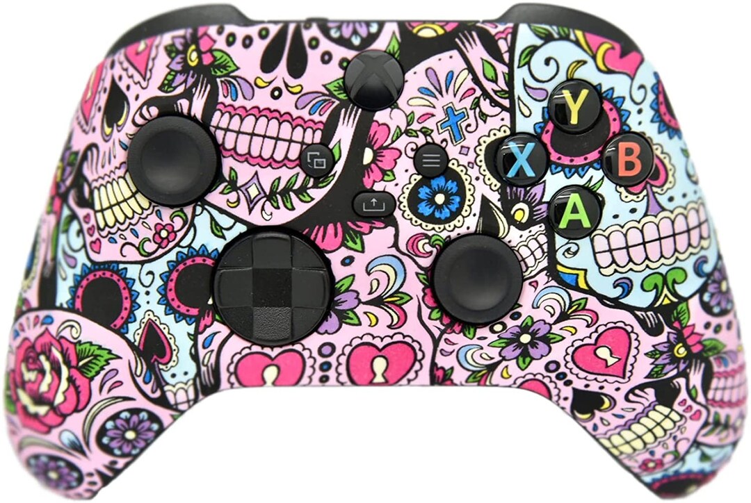 Sugar Skulls Wireless Custom Xbox Series X/S + Xbox One Custom ...