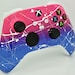 Hot Pink & Blue Hand Airbrushed Fade Wireless Xbox Series X/S + Xbox ...