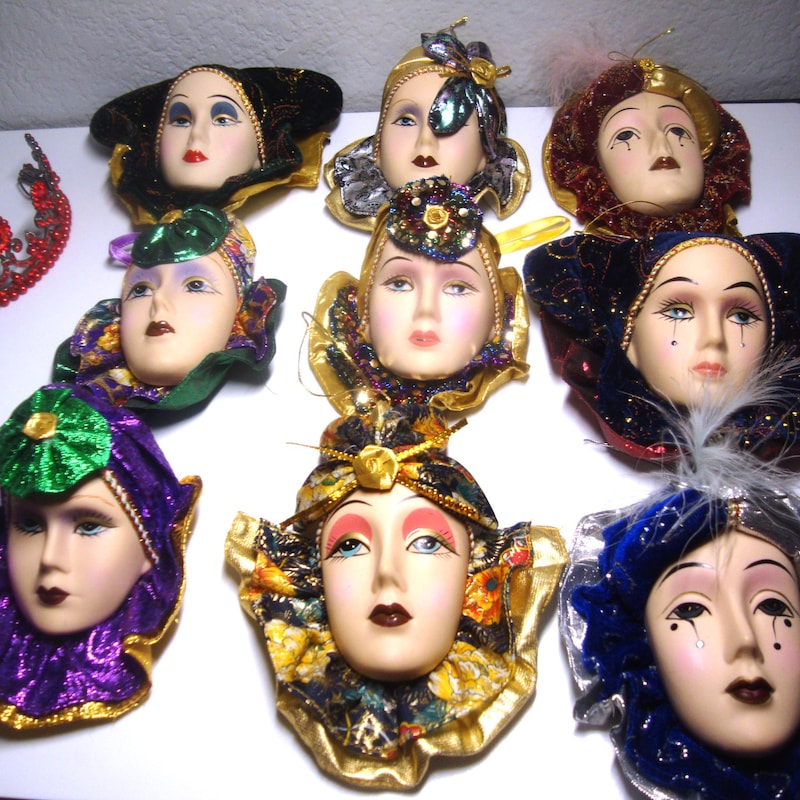Porcelain Masks - Etsy