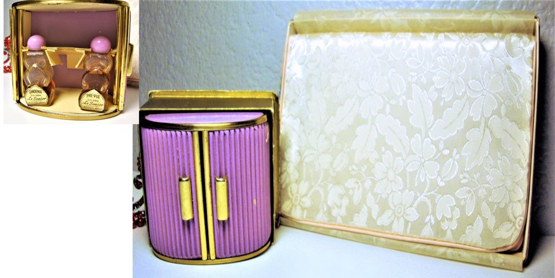 Vintage Le Sonier Parfums & Handkerchief Case With Original Box - Etsy