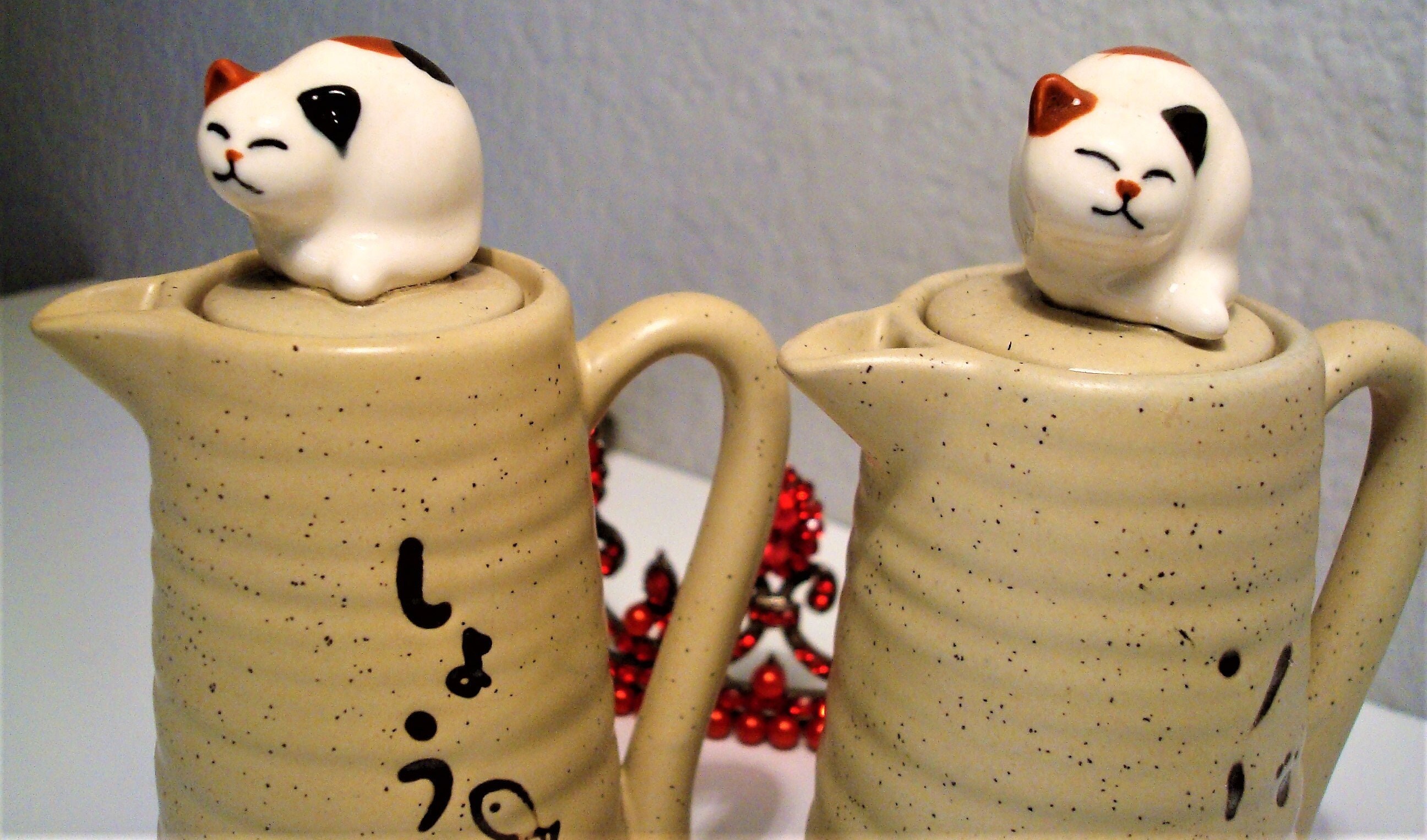 Vintage MINI CAT PITCHERS 2 Pair of Cat Pitcher-mini - Etsy