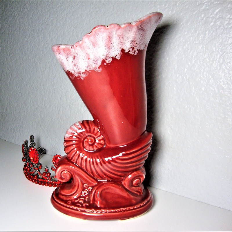 Cornucopia Vase - Etsy