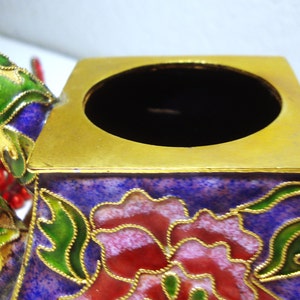 Vintage S.F.M.B. TEAPOT MUSIC BOX - Unique Cloisonné Teapot Music Box ...