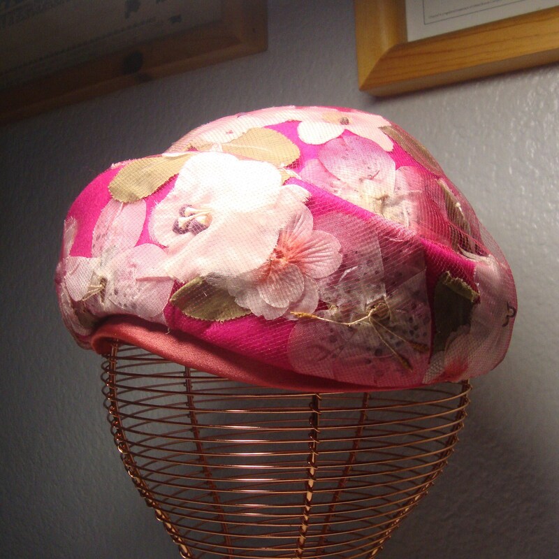 Pink Flower Hat - Etsy