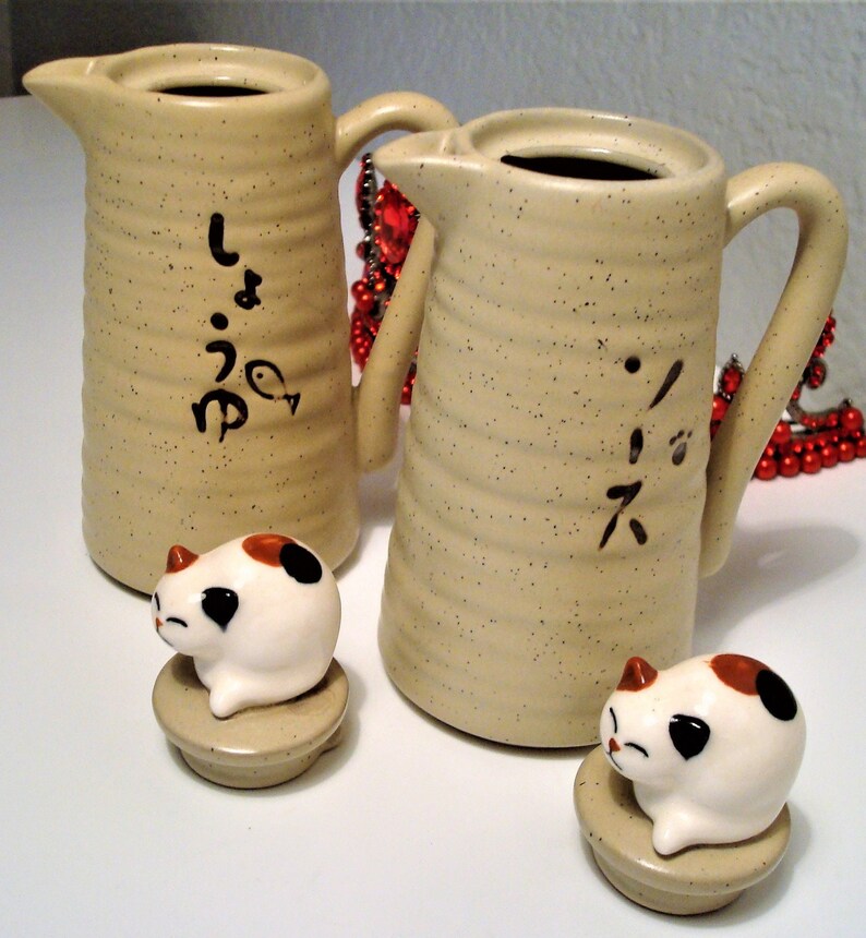 Vintage MINI CAT PITCHERS 2 Pair of Cat Pitcher-mini - Etsy