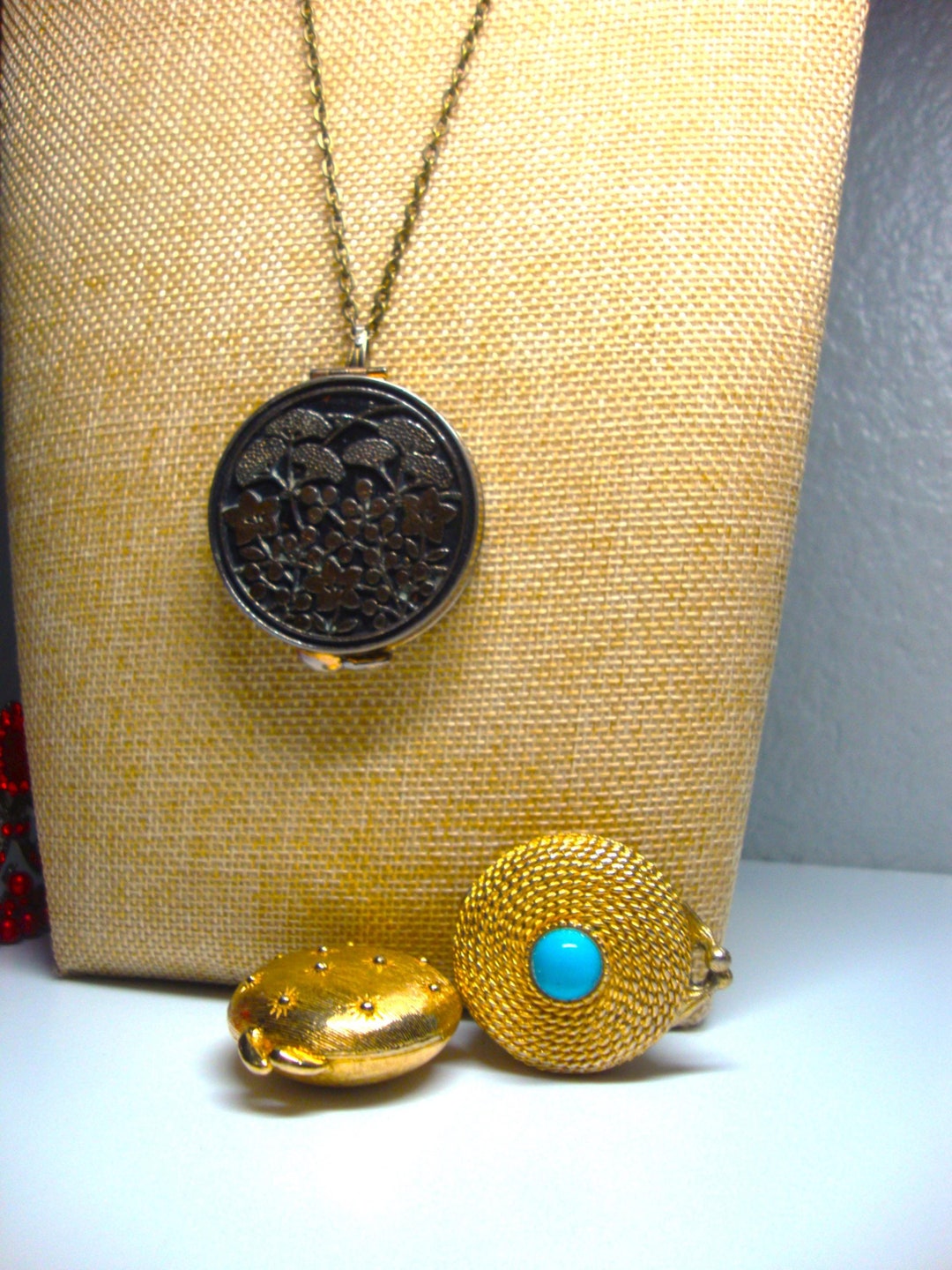 Vintage SOLID PERFUME COMPACTS (3) - Set of Solid Perfume Compacts: All ...