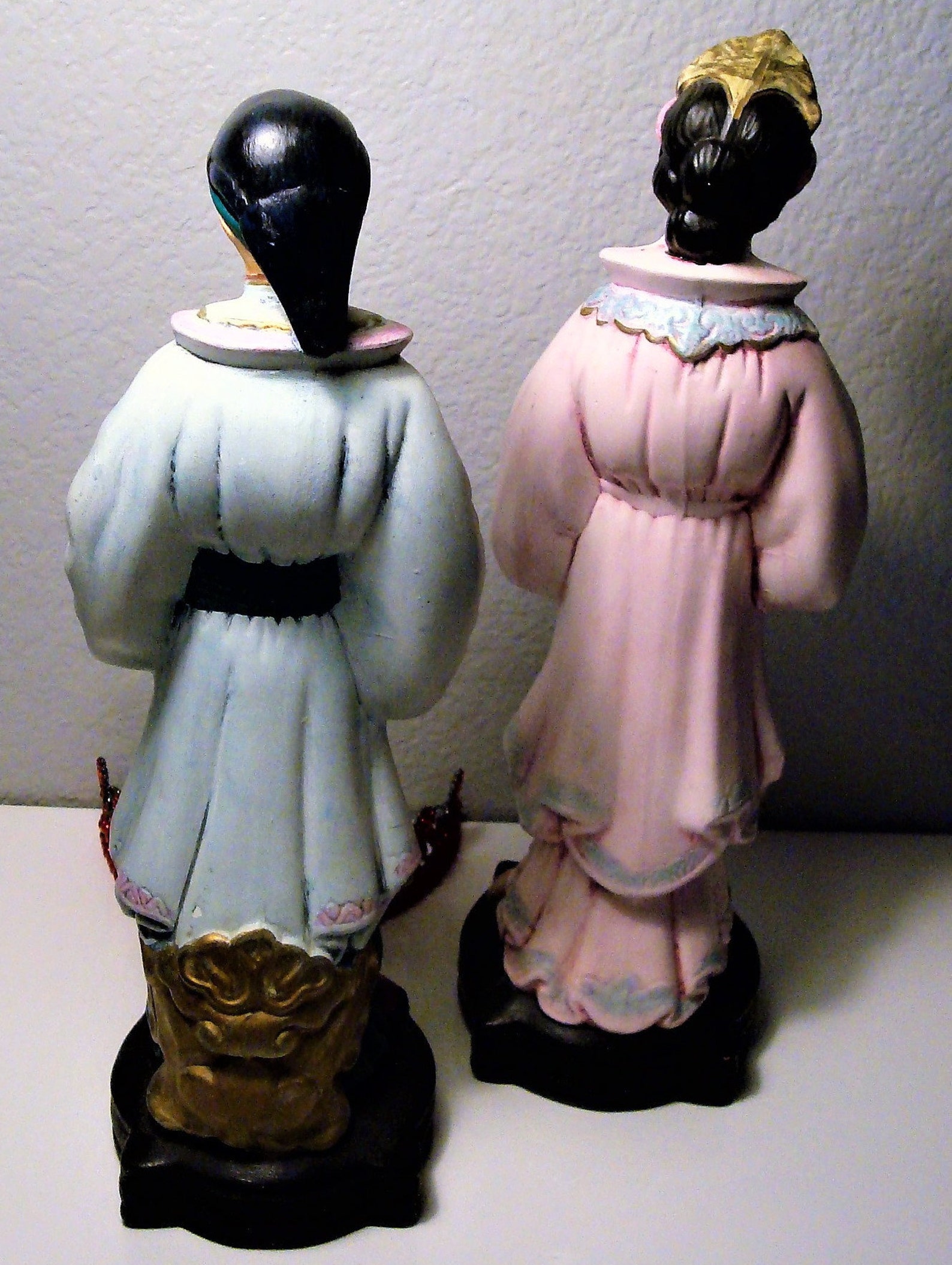 Vintage EMPEROR & EMPRESS STATUES Tall 15.5 Statues of - Etsy