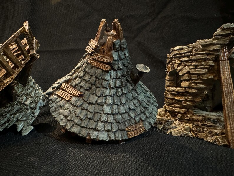 Shadowfey Ruins Hermit's Tower Fully Painted (printable Scenery) - Etsy
