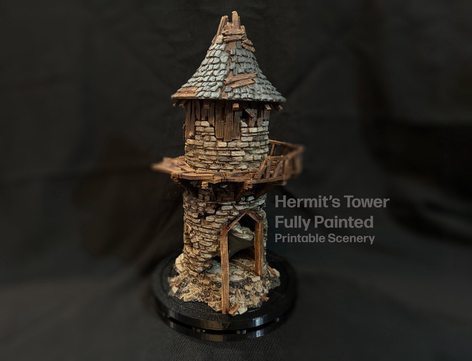 Shadowfey Ruins Hermit's Tower Fully Painted (printable Scenery) - Etsy