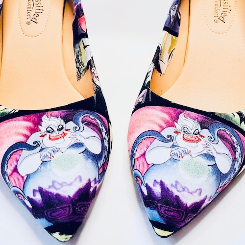 Ursula Heels the Little Mermaid Shoes Disney Flats Holiday - Etsy