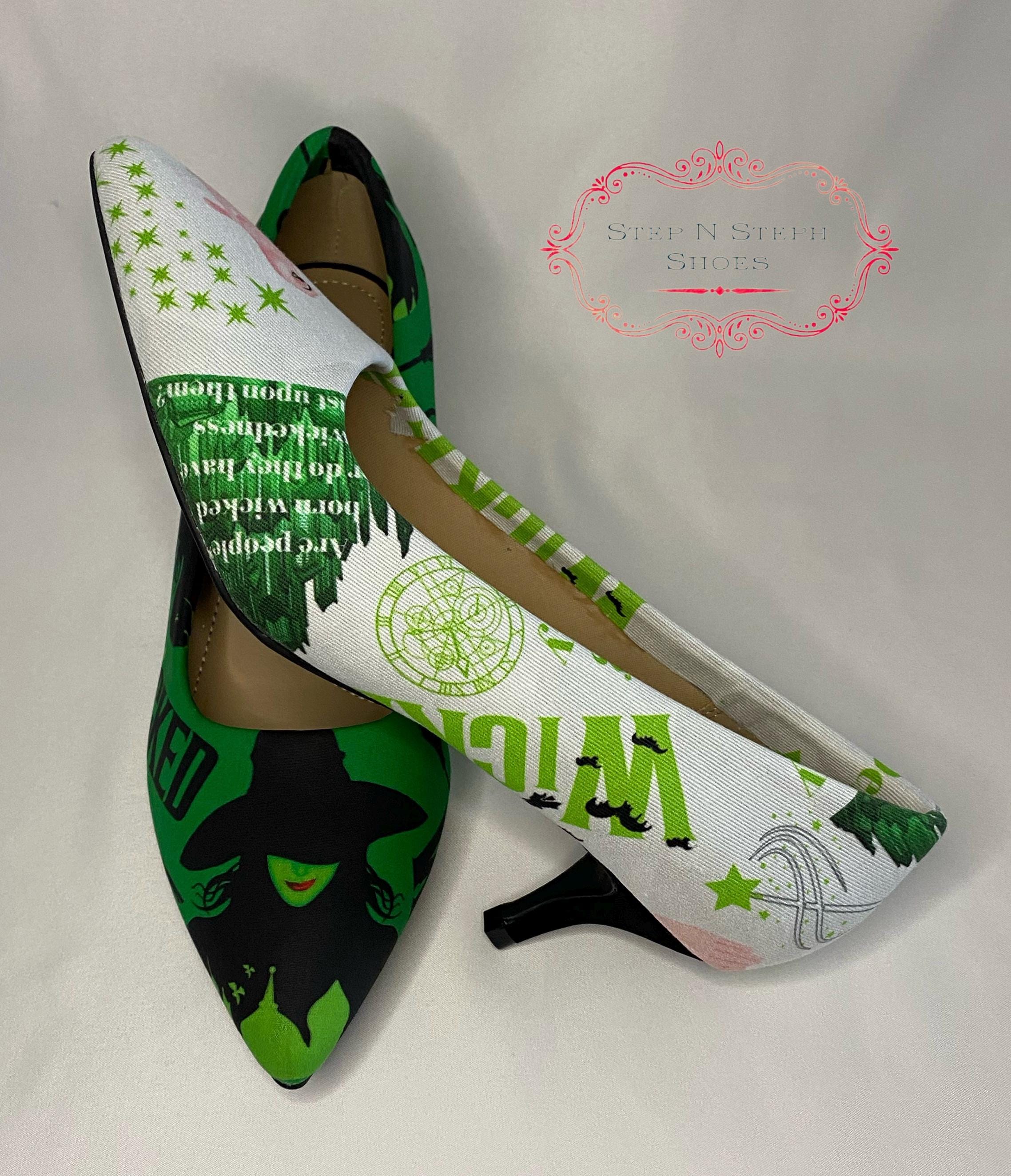 Wicked Heels, Elphaba Shoes, Good Witch Heels, Wicked Shoes, Wicked ...