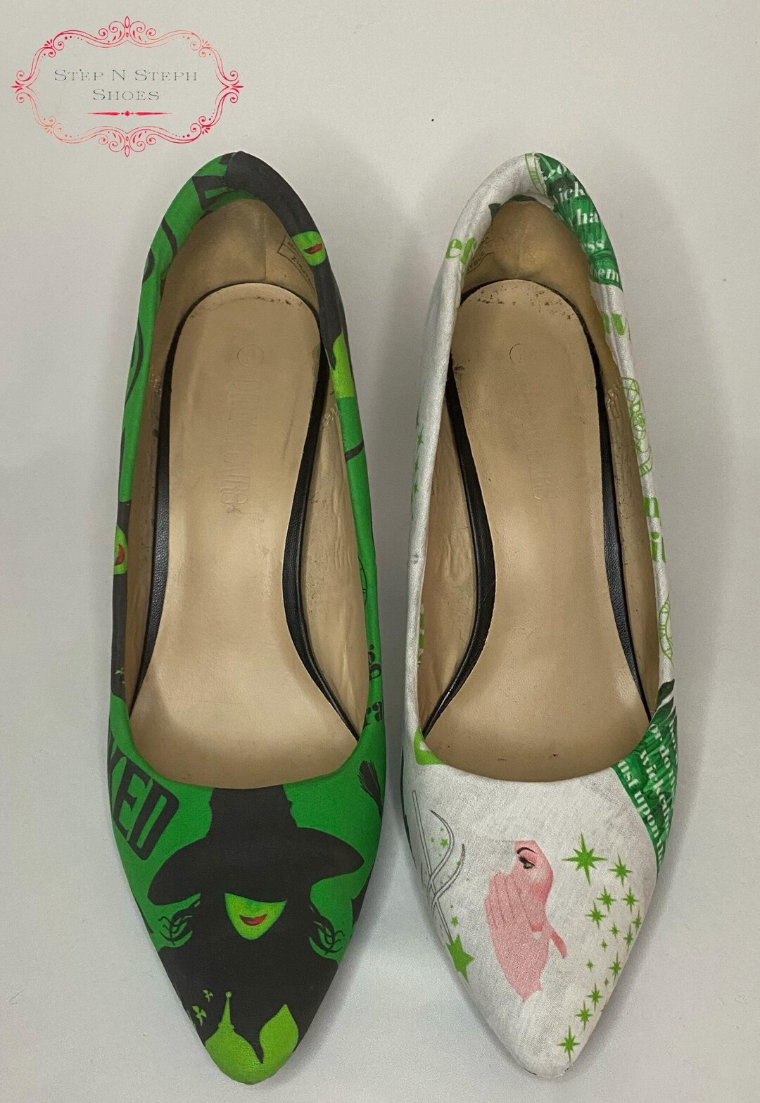 Wicked Heels, Elphaba Shoes, Good Witch Heels, Wicked Shoes, Wicked ...