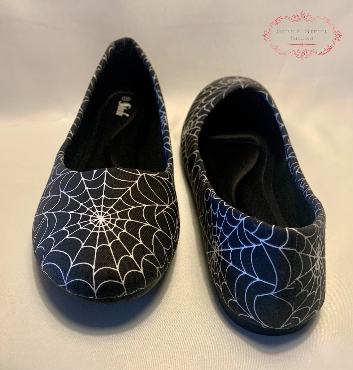 Wicked Webs Spider Web Shoes Halloween Heels Flats - Etsy