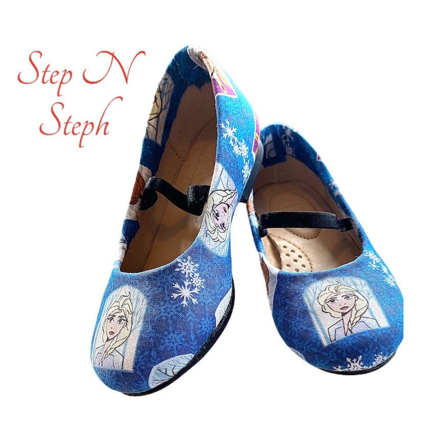 Kids Frozen Shoes Elsa Flats Anna Shoes Children Disney - Etsy Canada