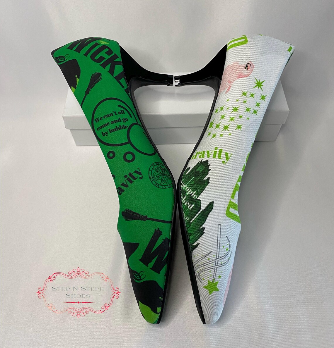 Wicked Heels, Elphaba Shoes, Good Witch Heels, Wicked Shoes, Wicked ...