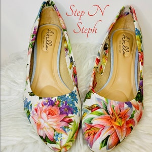 Secret Garden Hummingbird Heels Flower Shoes Holiday Gifts | Etsy