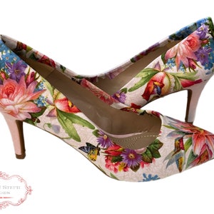 Secret Garden, Hummingbird Heels, Flower Shoes, Holiday Gifts, Birthday ...