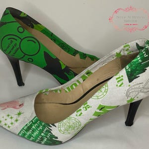Wicked Heels, Elphaba Shoes, Good Witch Heels, Wicked Shoes, Wicked ...