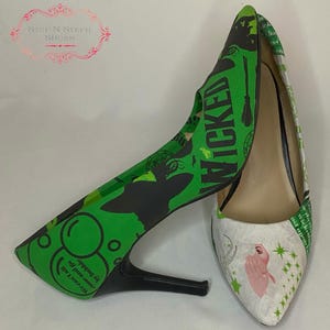 Wicked Heels, Elphaba Shoes, Good Witch Heels, Wicked Shoes, Wicked ...