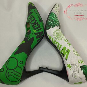 Wicked Heels, Elphaba Shoes, Good Witch Heels, Wicked Shoes, Wicked ...