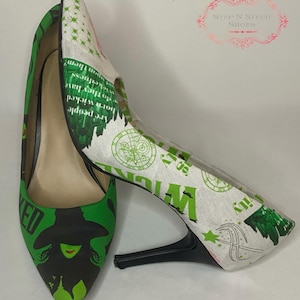 Wicked Heels, Elphaba Shoes, Good Witch Heels, Wicked Shoes, Wicked ...