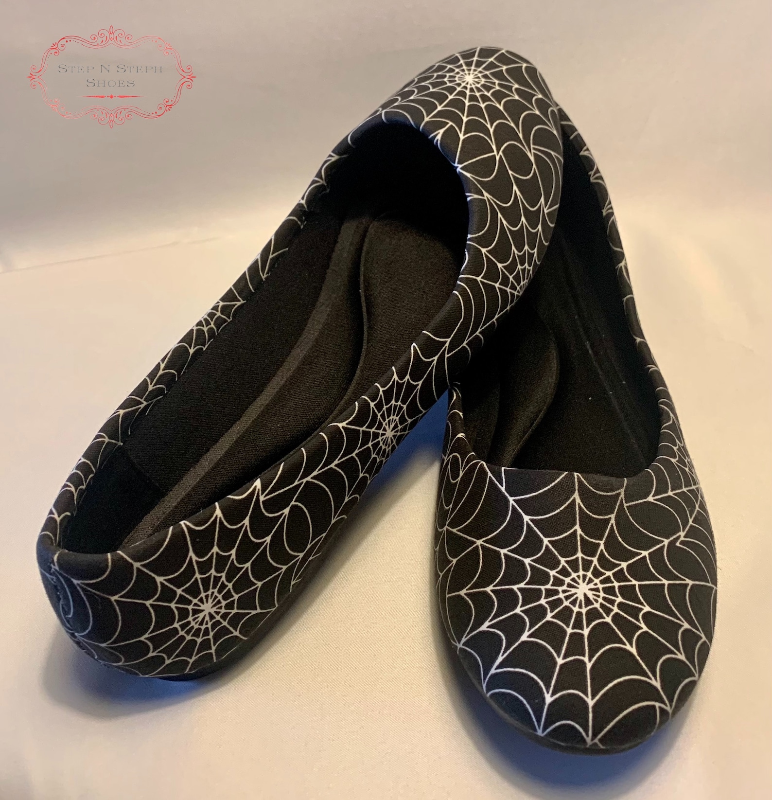 Wicked Webs Spider Web Shoes Halloween Heels Flats - Etsy
