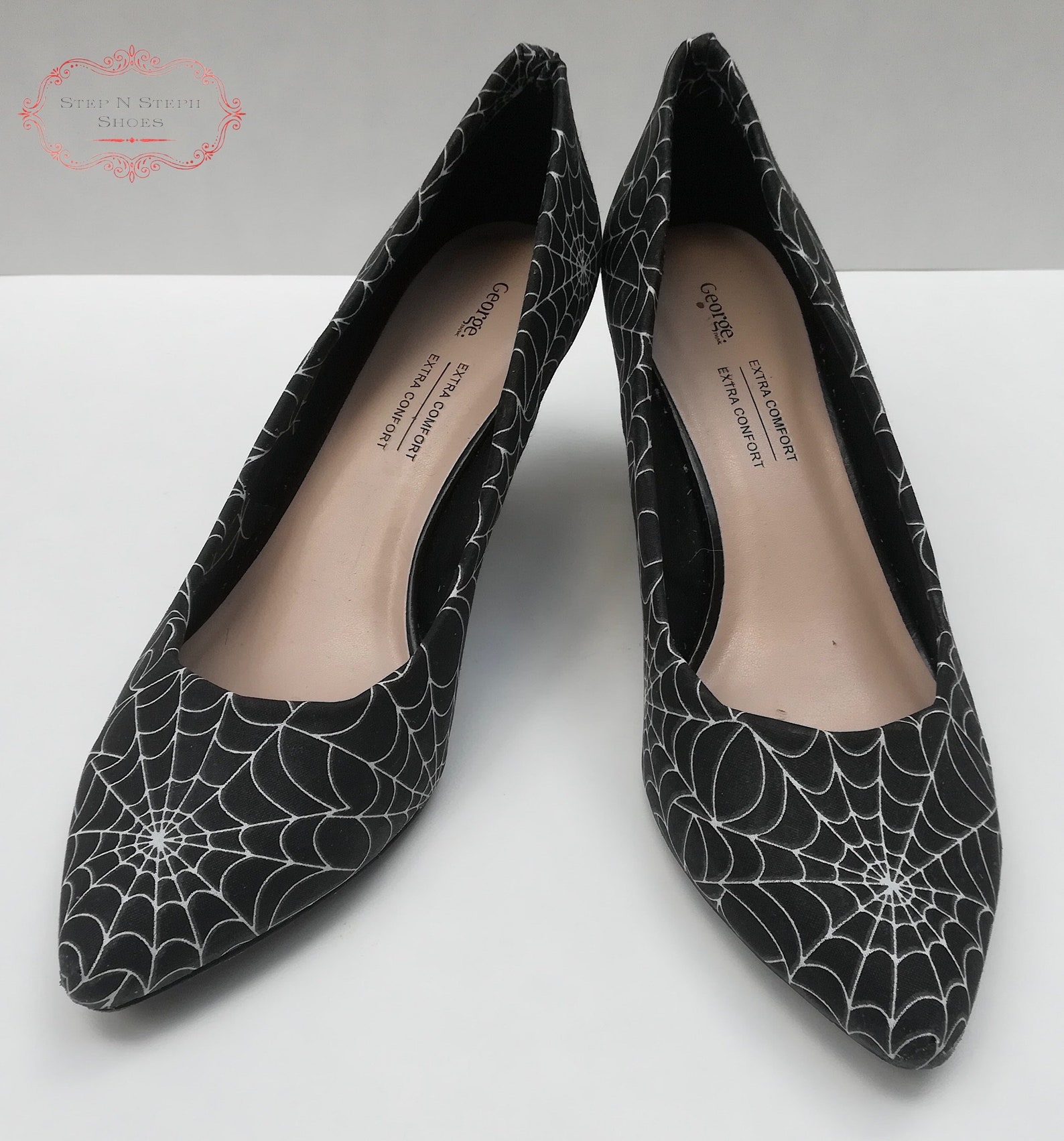 Wicked Webs Spider Web Shoes Halloween Heels Flats - Etsy
