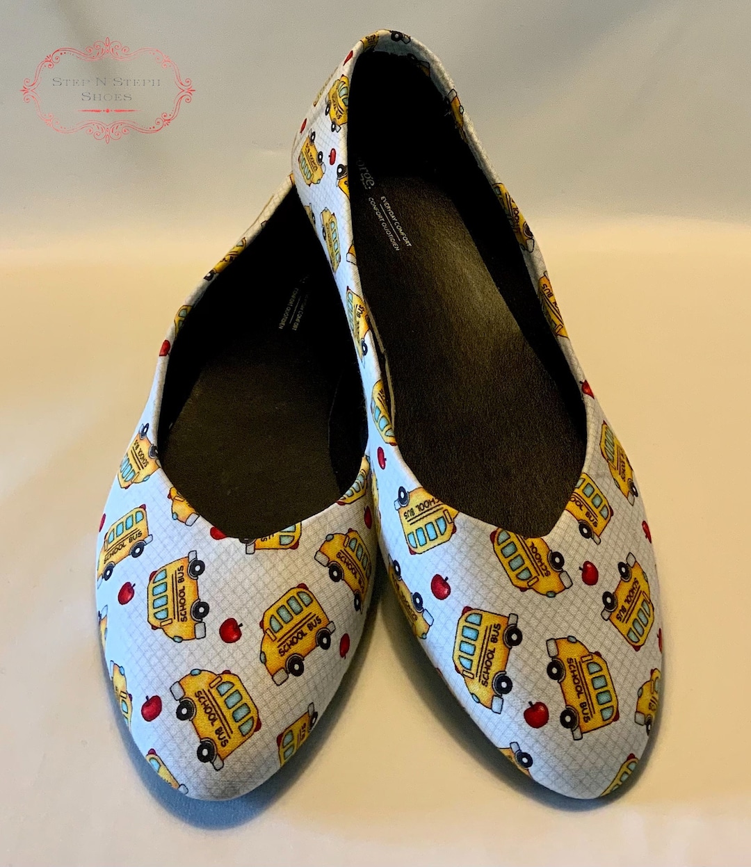 Back-to-school, School Flats, School Bus Heels, Teacher Shoes, Back to ...