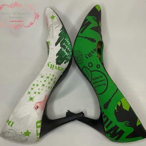 Wicked Heels, Elphaba Shoes, Good Witch Heels, Wicked Shoes, Wicked ...