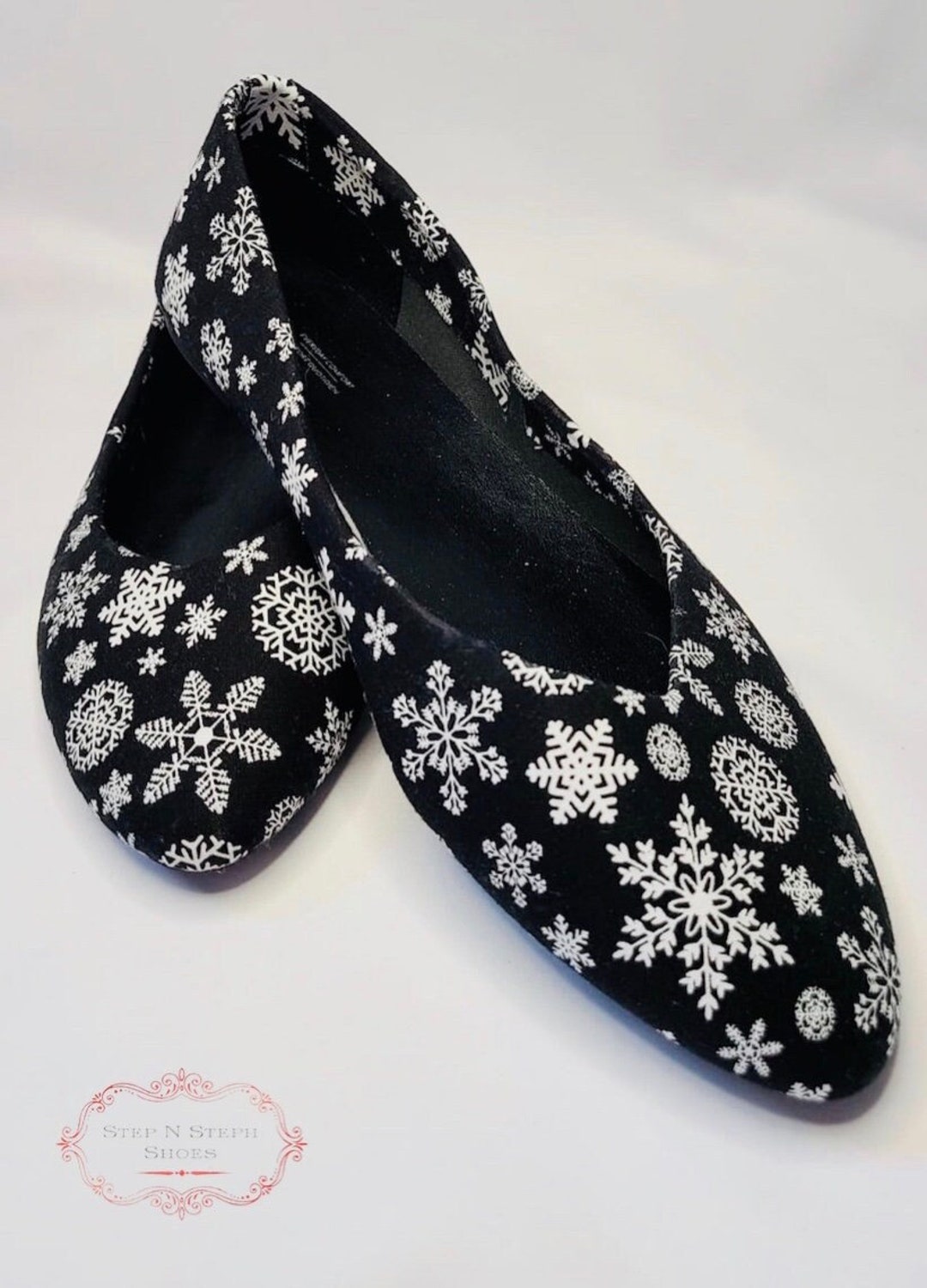 Winter Wonderland, Snowflake Flats, Christmas Heels, Holiday Shoes ...