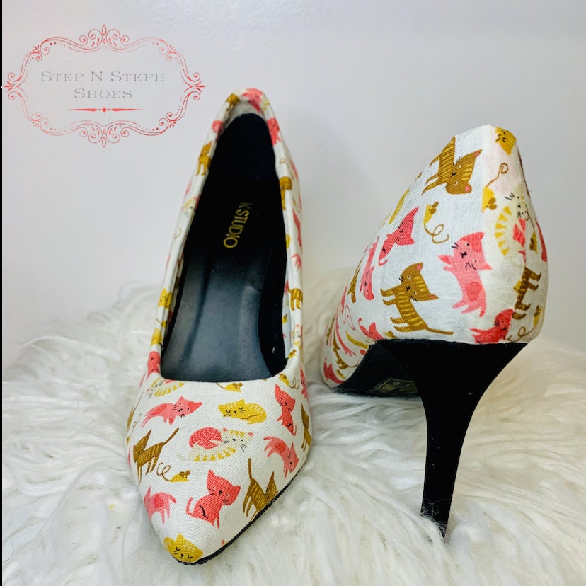 The Puurr-fect Pair Cat Heels Kitten Shoes Holiday Gifts - Etsy