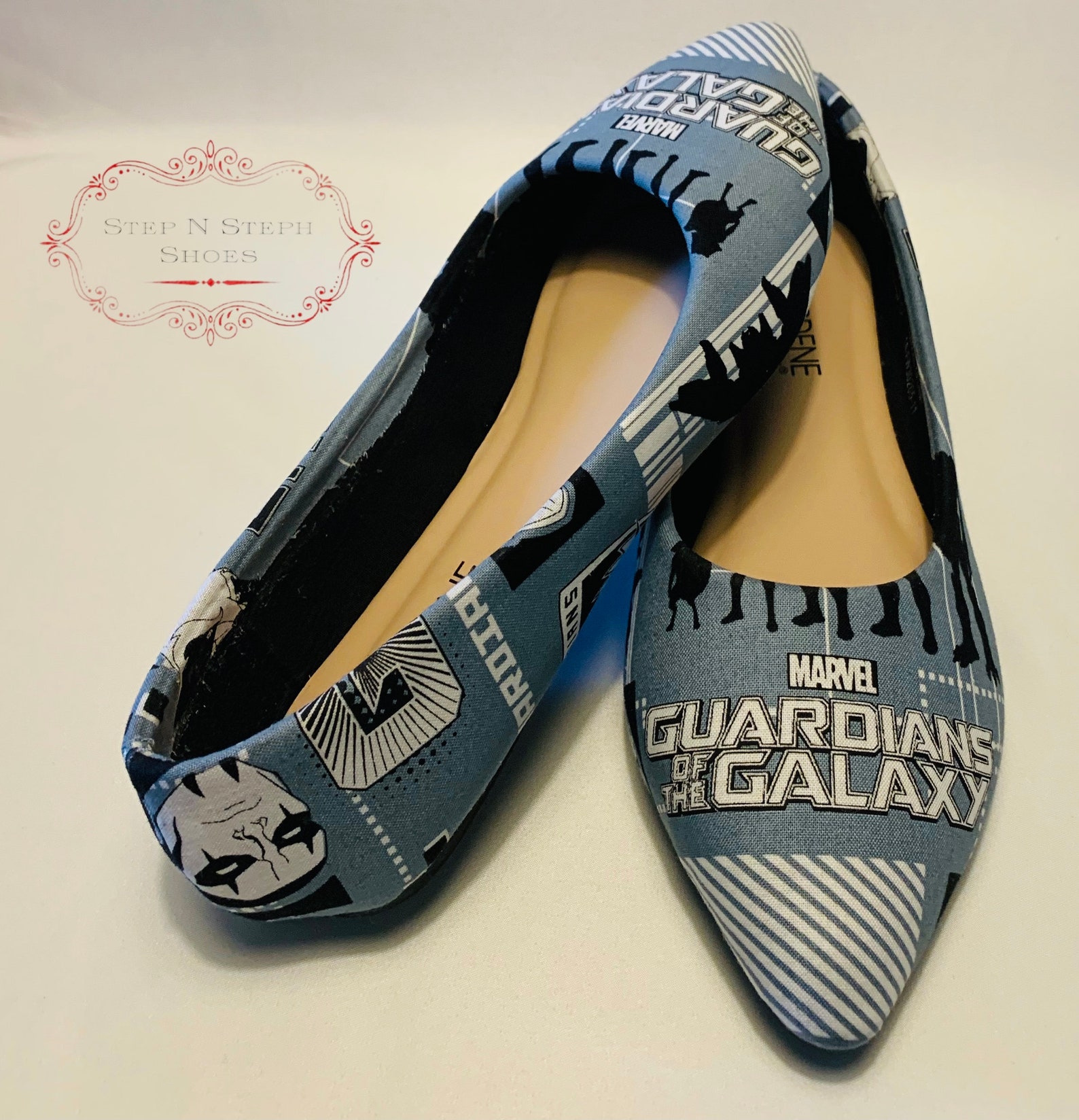 Guardians of the Galaxy Flats Marvel Heel Groot Shoes - Etsy