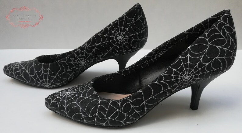 Wicked Webs Spider Web Shoes Halloween Heels Flats - Etsy