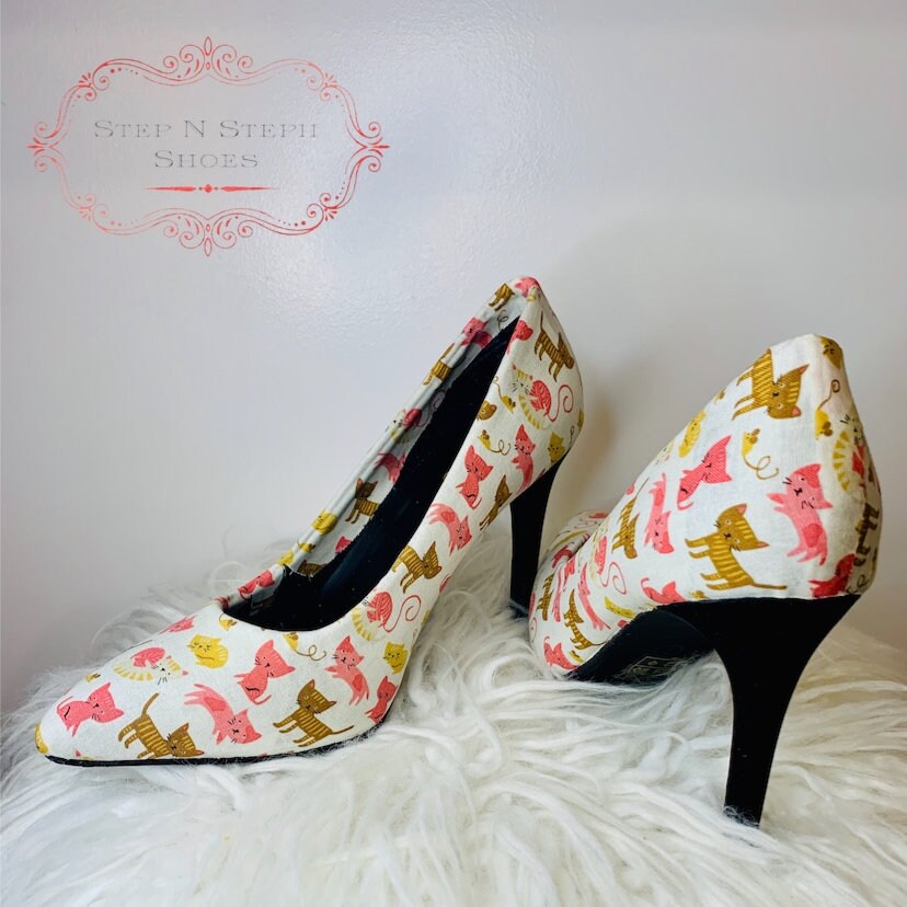The Puurr-fect Pair Cat Heels Kitten Shoes Holiday Gifts - Etsy