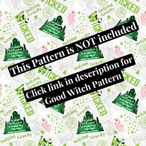 Wicked Seamless Pattern, Wicked the Musical Seamless Pattern, Wicked ...
