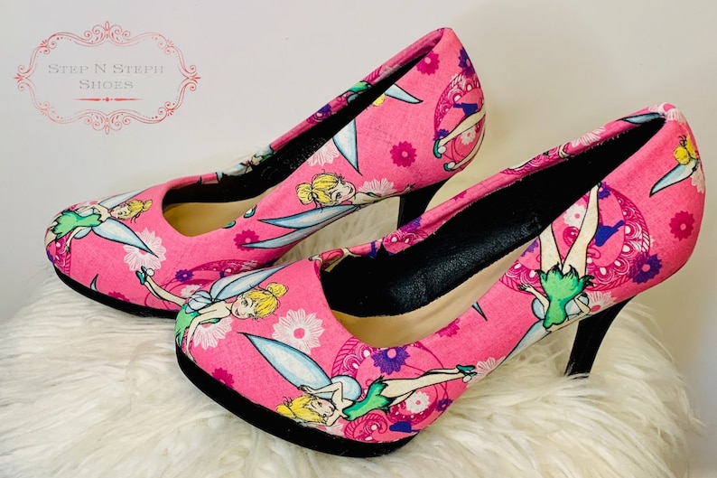Tinker Bell Heels, Disney Shoes, Animated Flats, Holiday Gifts ...