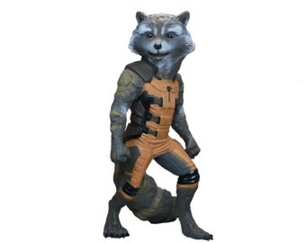Life Size Raccoon Statue - Etsy